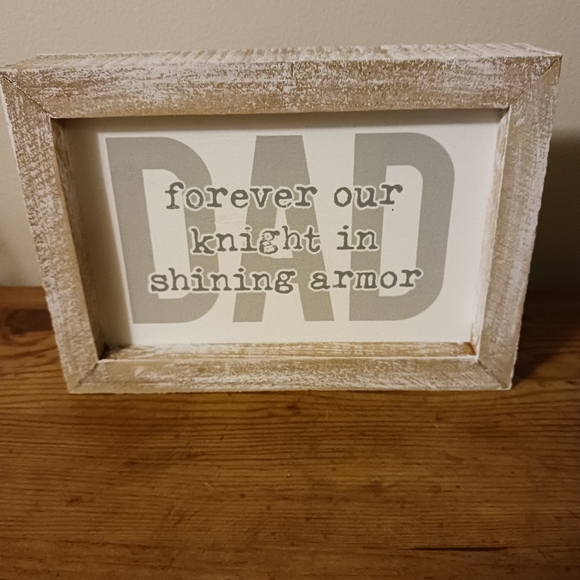 Accents | Really Cute New Dad Block Sign | Poshmark